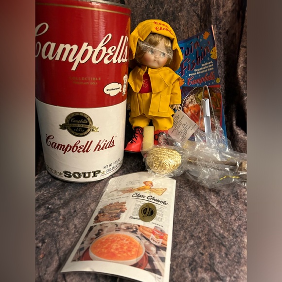 Campbell’s Kids | Other | New 994 Campbells Kids Clam Digger Clam ...